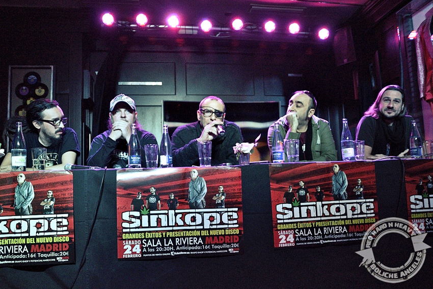 Presentación de SINKOPE en Madrid, "El parque de los poetas"