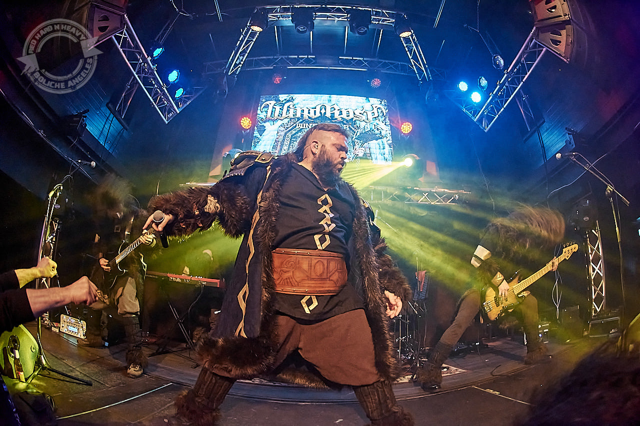 WIND ROSE e INCURSED haciendo el vikingo en Madrid